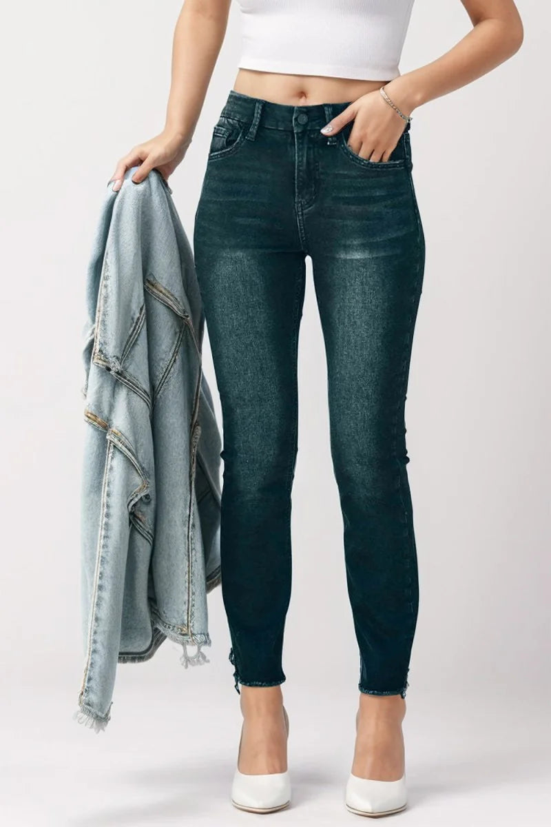 Mid-Rise Skinny Jeans with Pockets – Nexus Point Luxe